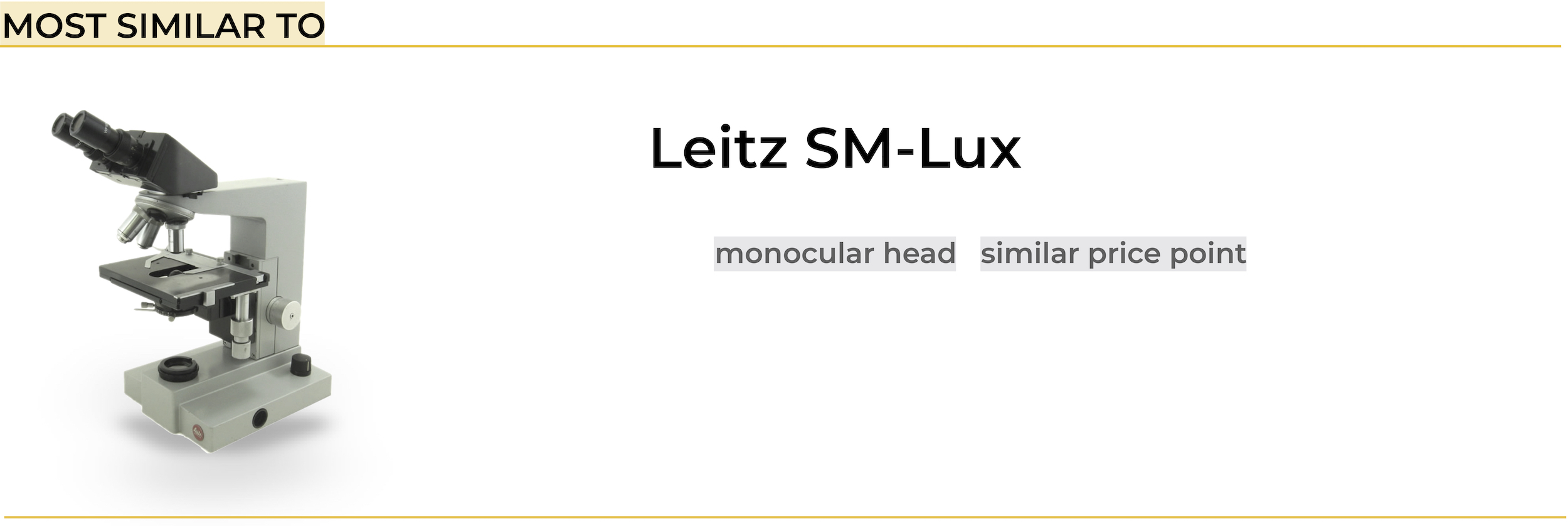 Leitz HM-LUX Compound Microscope