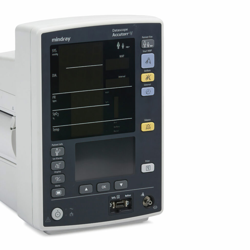 Mindray Datascope Accutorr V Vital Signs Monitor w/ Accessories for SALE