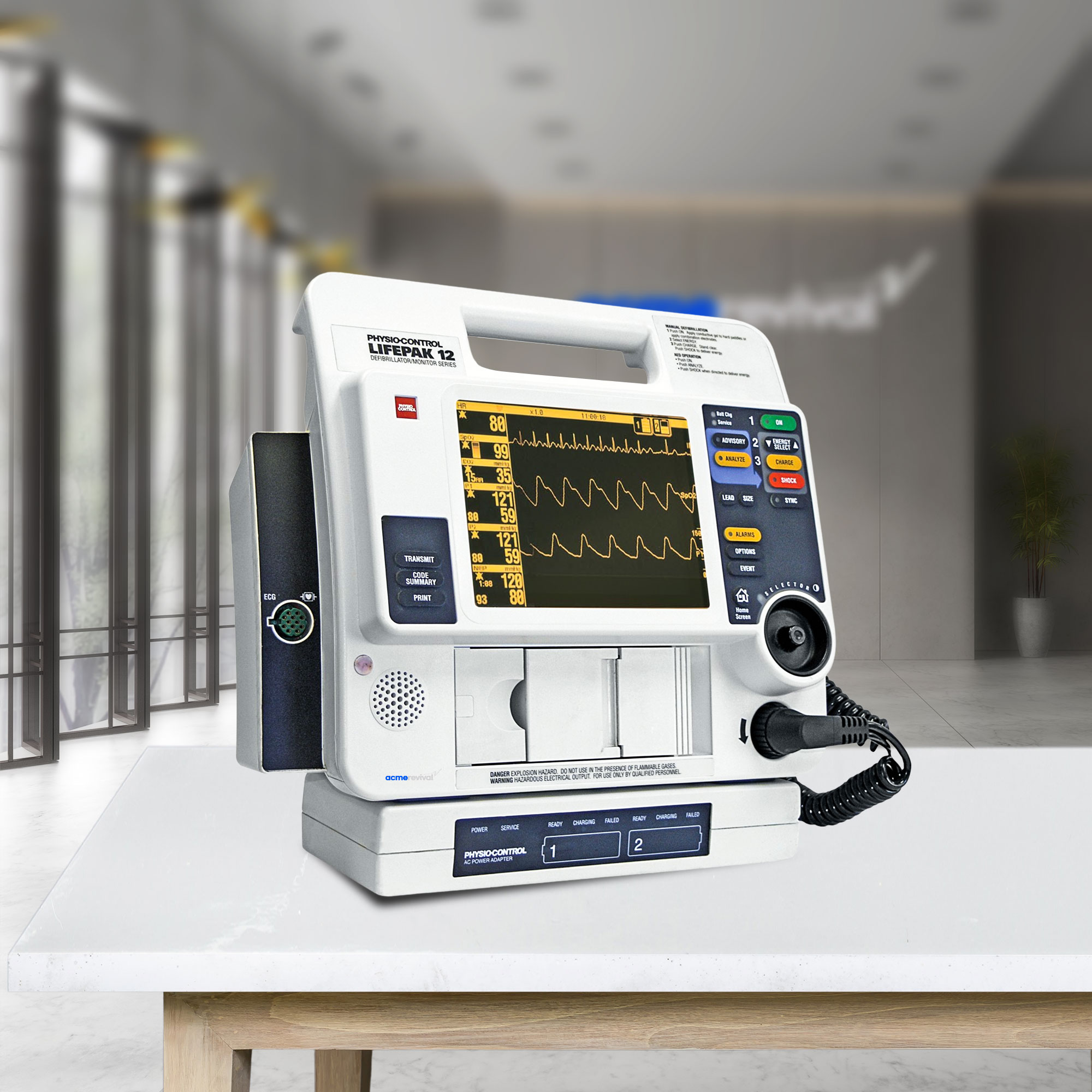 LifePak 12 BiPhasic AED - Monitor Only for SALE