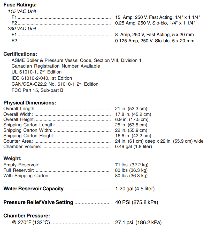 Midmark M3 UltraFast Automatic Sterilizer Autoclave FOR SALE