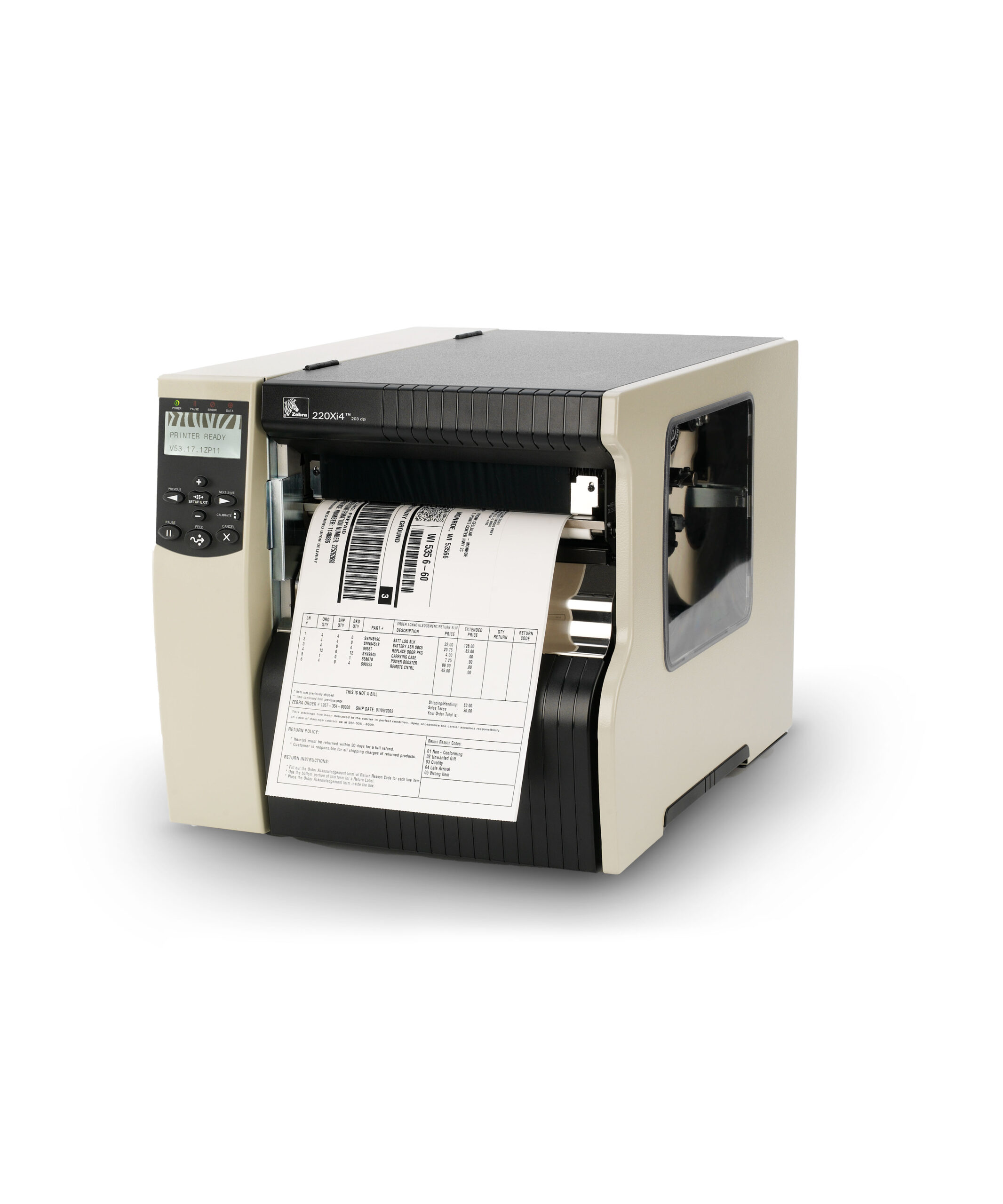 Service, Repair & Parts for your Zebra 220Xi4 (300DPI) Label Printer